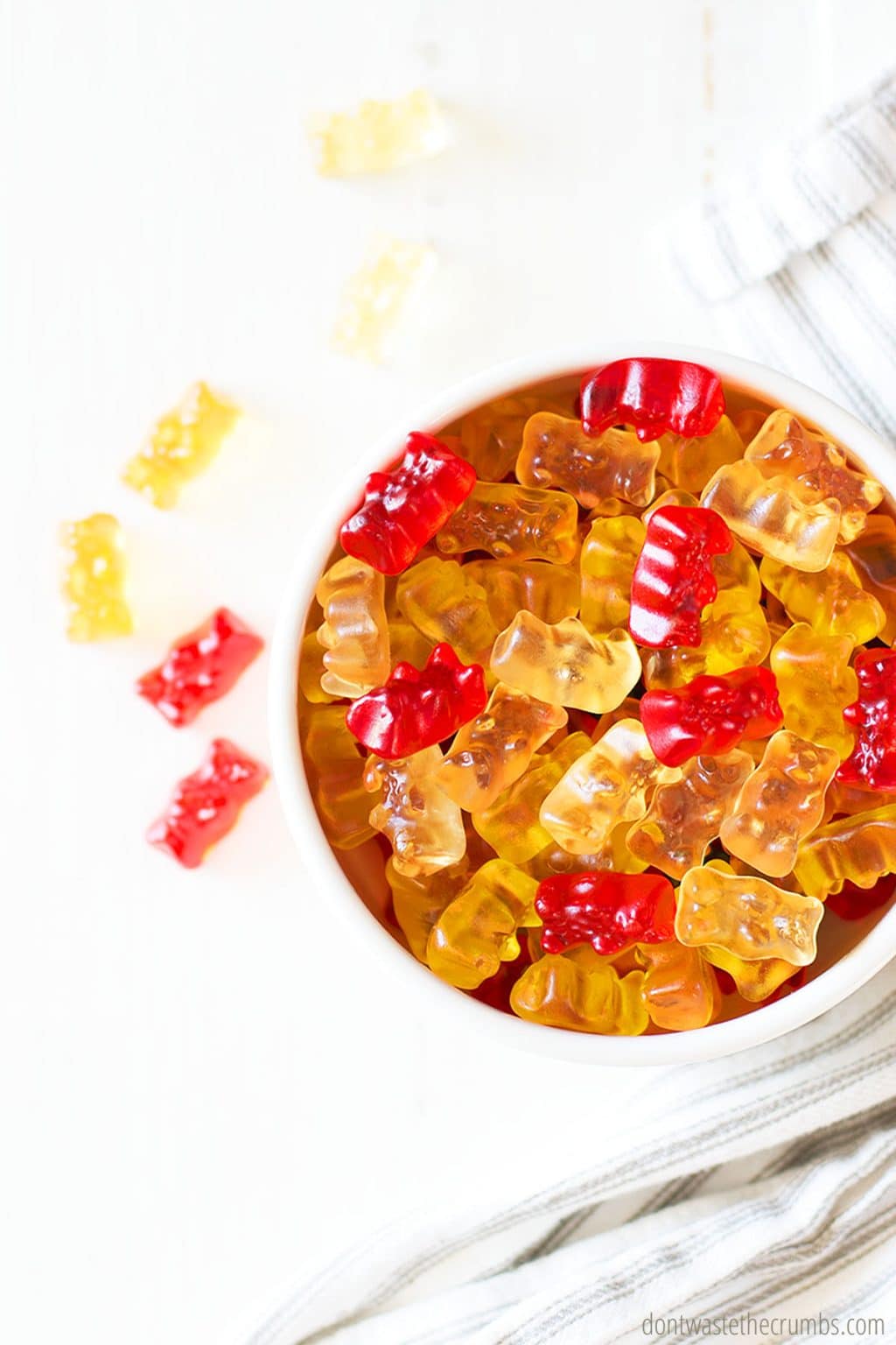 Healthy Homemade Gummy Bear Recipe (Just 2 Ingredients!)